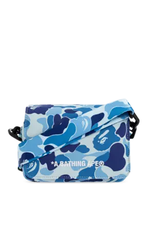 A BATHING APE Bag With Logo - Blue