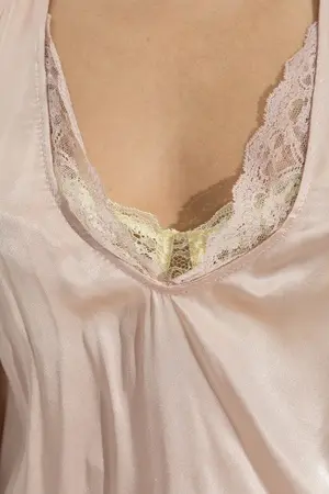 MAISON MARGIELA Dress With Lace Trim