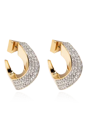 LANVIN Earrings With Shimmering Crystals