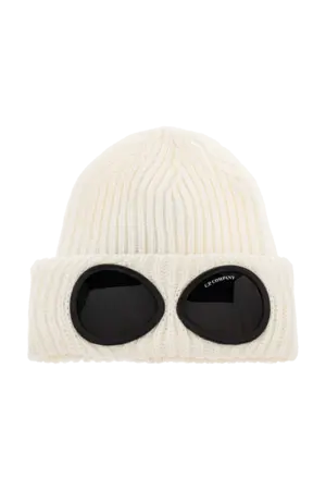 C.P. COMPANY Wool Beanie - Cream