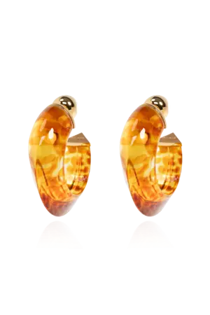 Alaïa Hoop Earrings - Orange