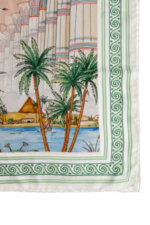 Casablanca Silk Scarf With Print