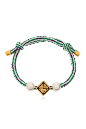 Casablanca Pearl And Gold Tone Bracelet - Multicolour