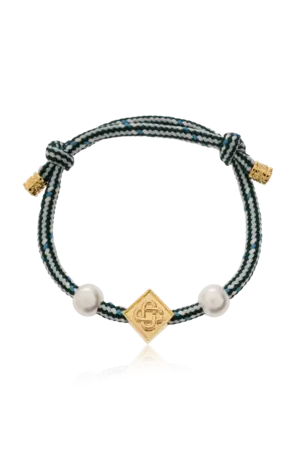 Casablanca Bracelet With Pearls - Green