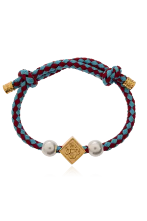 Casablanca Bracelet With Pearls - Blue