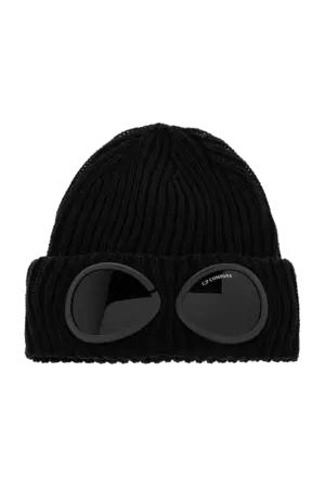 C.P. COMPANY Wool Beanie - Black