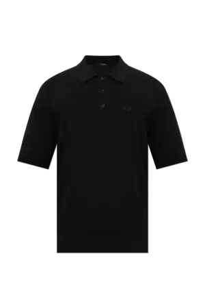 Balmain Polo With Embroidered Logo
