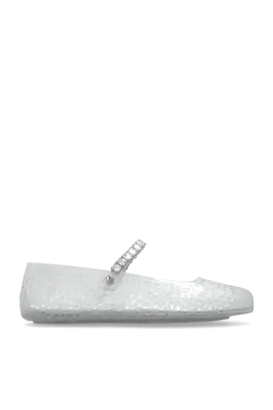 JIMMY CHOO Ballet Flats "the Jelly - Silver