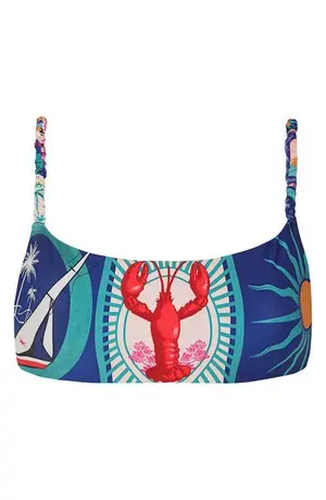 Agua Bendita Lina Alina Square Neck Bikini Top