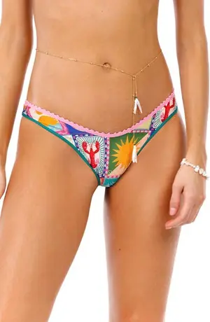 Agua Bendita Avy Alina Cheeky Bikini Bottoms - Multicolor