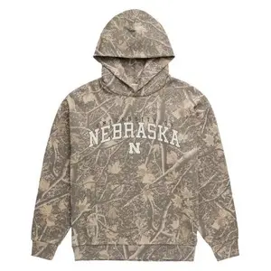 USCAPE APPAREL Nebraska Huskers Back Bay Fleece Hoodie - Camo