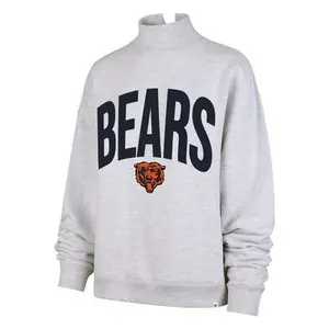 '47 47 Chicago Bears Subtle Muse Mock Neck Sweatshirt