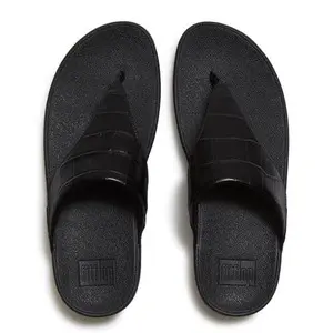 Fitflop Lulu Crocodile Toe-post Sandals