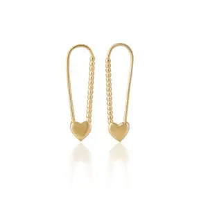 SPERO LONDON Sterling Heart Beaded Earrings - Gold