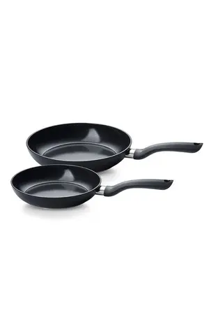 FISSLER Essential Ceramic Frying Pan Set 9.5" + 11 - Black