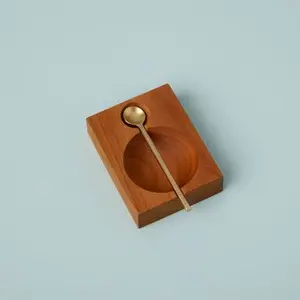 BE HOME Teak Plank Spice Cellar With Spoon