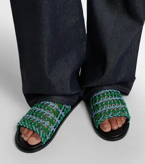 JW Anderson Woven Sandals - Blue