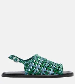 JW Anderson Woven Sandals - Blue