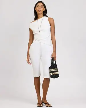 Onia Cold Shoulder Asymmetrical Top
