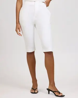 Onia Slim Fit Capri Pant - White