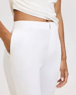 Onia Slim Fit Capri Pant - White