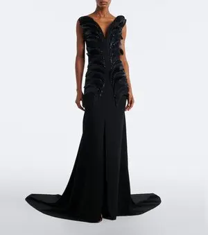 Maticevski Spearhead Embellished Gown