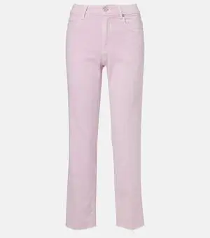 7 For All Mankind Calie Straight Jeans - Pink
