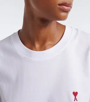 AMI Paris De Cœur Cotton Jersey T-shirt