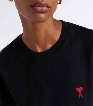 AMI Paris De Cœur Cotton Jersey T-shirt