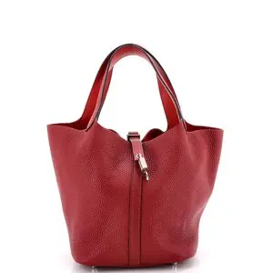 HERMÈS Eclat Picotin Lock Bag Clemence Mm