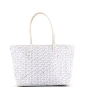 Goyard Artois Tote Coated Canvas Pm - White