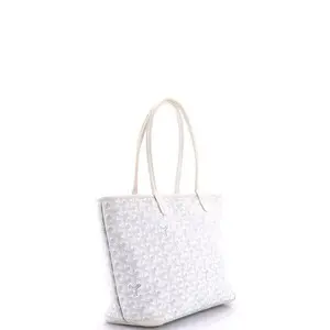 Goyard Artois Tote Coated Canvas Pm - White