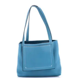Hermès Cabasellier Tote Clemence 31 - Blue