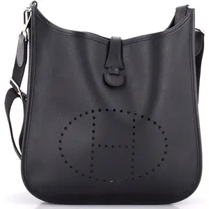 Hermès Evelyne Bag Gen Iii Epsom Pm - Noir