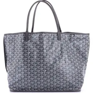 Goyard Anjou Reversible Tote Coated Canvas Gm - Gray