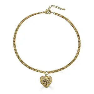 LONI PAUL JEWELRY Heart Pendant Necklace - Gold