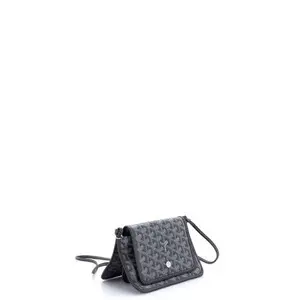 Goyard Plumet Clutch Wallet Coated Canvas - Gray