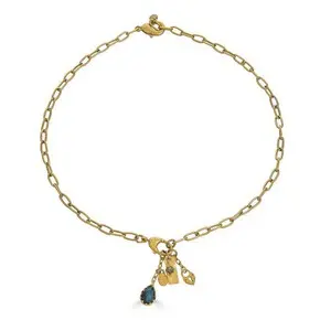 LONI PAUL JEWELRY Labradorite Talisman Drop Necklace