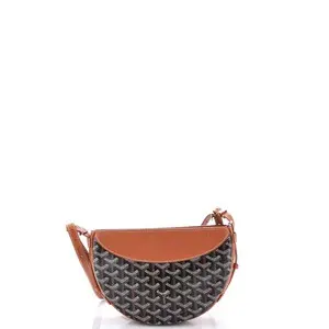 Goyard Hirondelle Shoulder Bag Coated Canvas And Leather