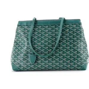 Goyard Bellechasse Bag Coated Canvas Pm - Green
