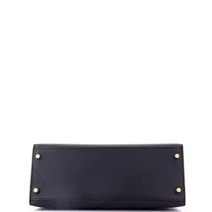 Hermès Kelly Handbag Epsom With Gold Hardware 28 - Black
