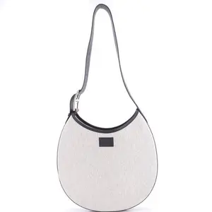 Hermès Arcon Bag Toile And Leather - Black