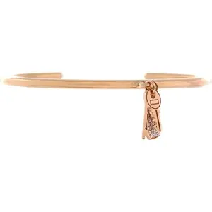 Hermès Kelly Clochette Cuff Bracelet In 18k With Diamonds - Metallic Gold