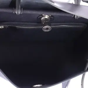 Hermès Herbag Zip Leather And Toile 31