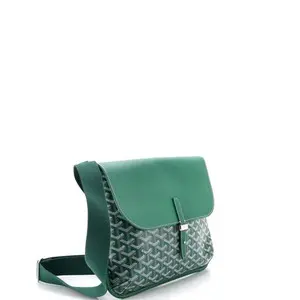 Goyard Coursier Messenger Bag Coated Canvas And Leather