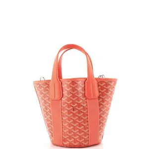 Goyard Belharra Tote Coated Canvas Pm - Pink