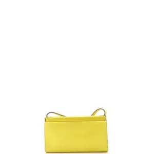 Hermès Clic-h Shoulder Bag Evercolor 21 - Yellow