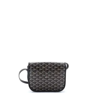 Goyard Belvedere Messenger Bag Coated Canvas With Leather Pm