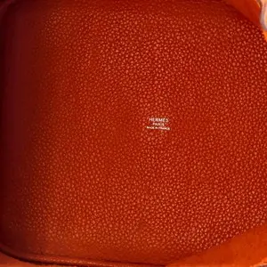 Hermès Picotin Lock Bag Clemence Gm - Orange