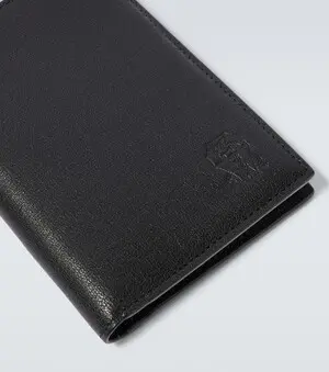 Brunello Cucinelli Leather Passport Holder